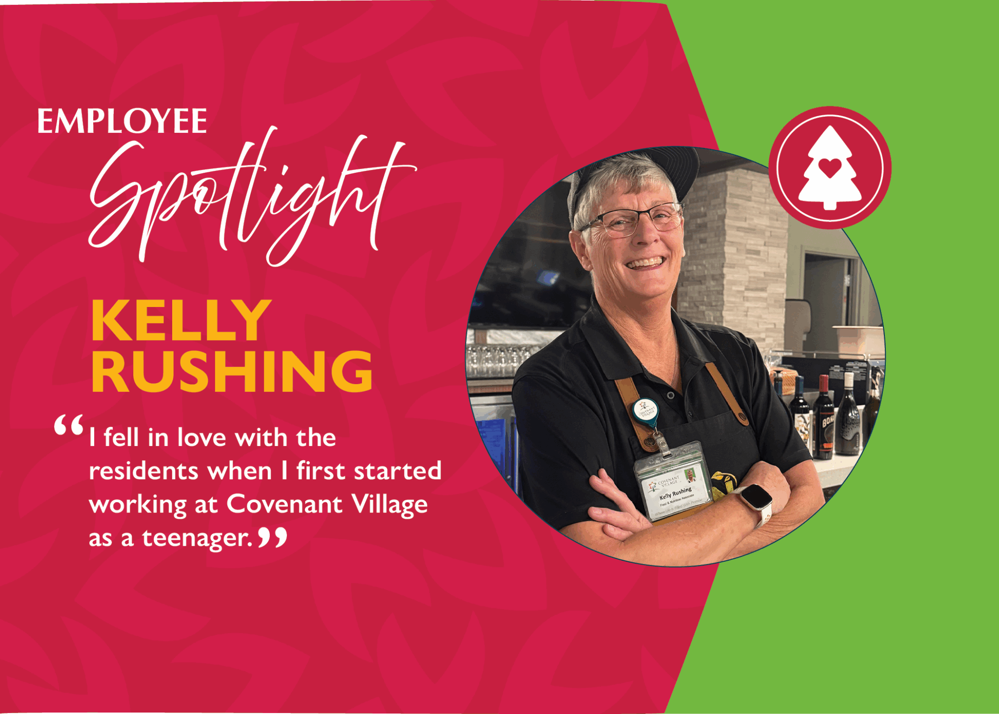Kelly Rushing Employee Spotlight – Covenant Village – Gastonia, NC